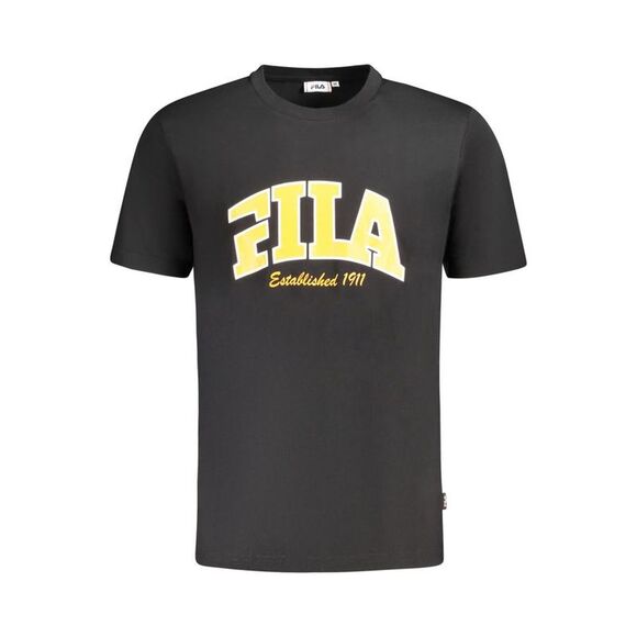 Fila | Shirts | Fila Arch Logo Tee Short Sleeve Crew Neck Men Black ...